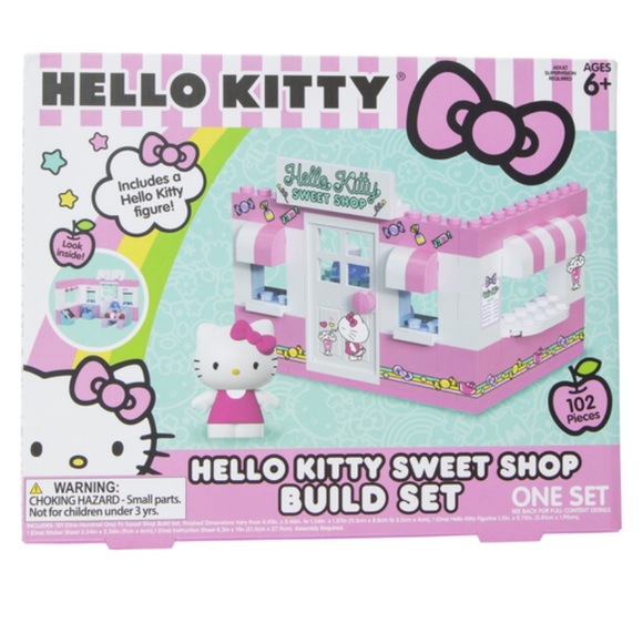 Hello Kitty | Toys | Hello Kitty Sweet Shop Build Set In Pink Nwt ...